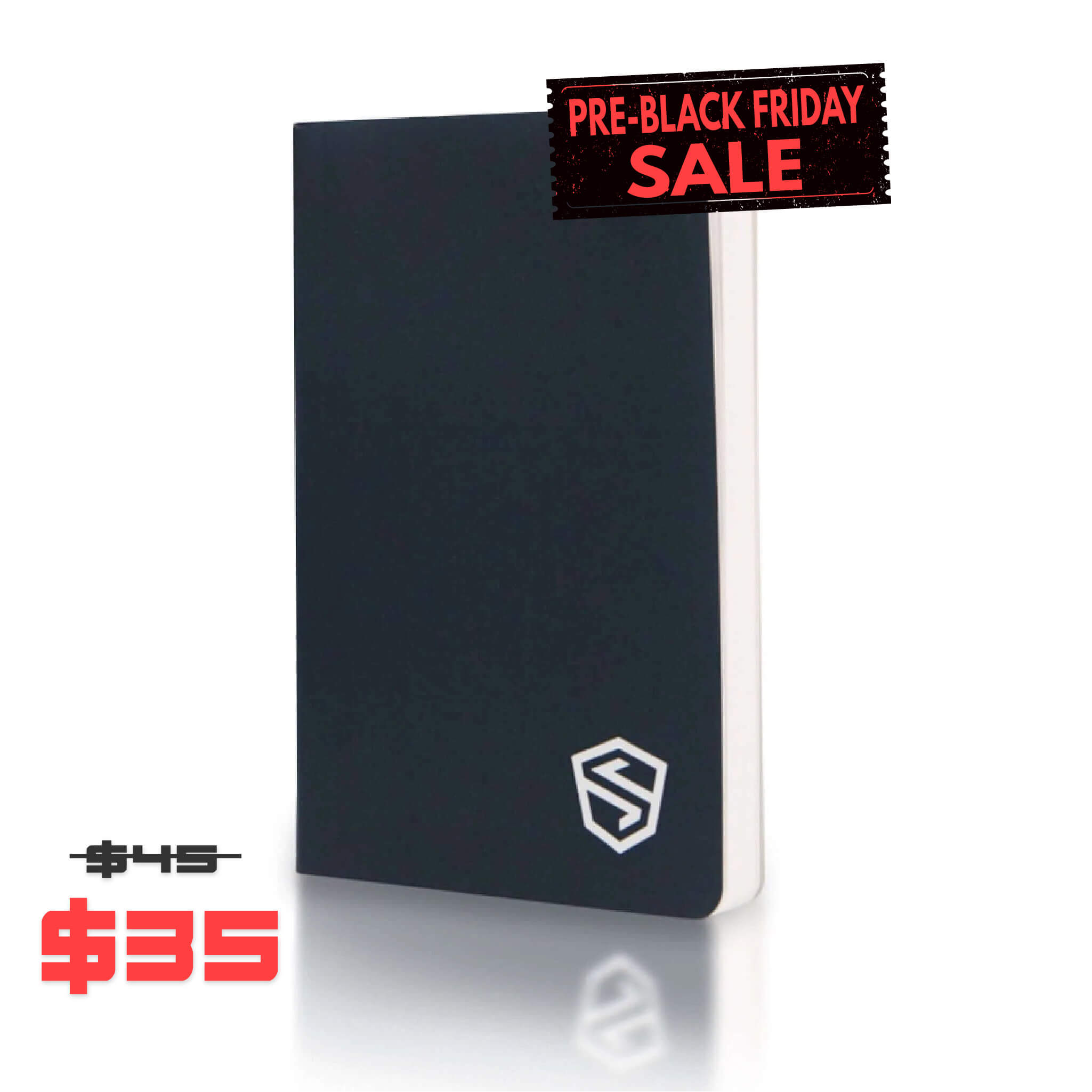 Shieldfolio Stonebook - Cryptocurrency Seed Phrase Notebook