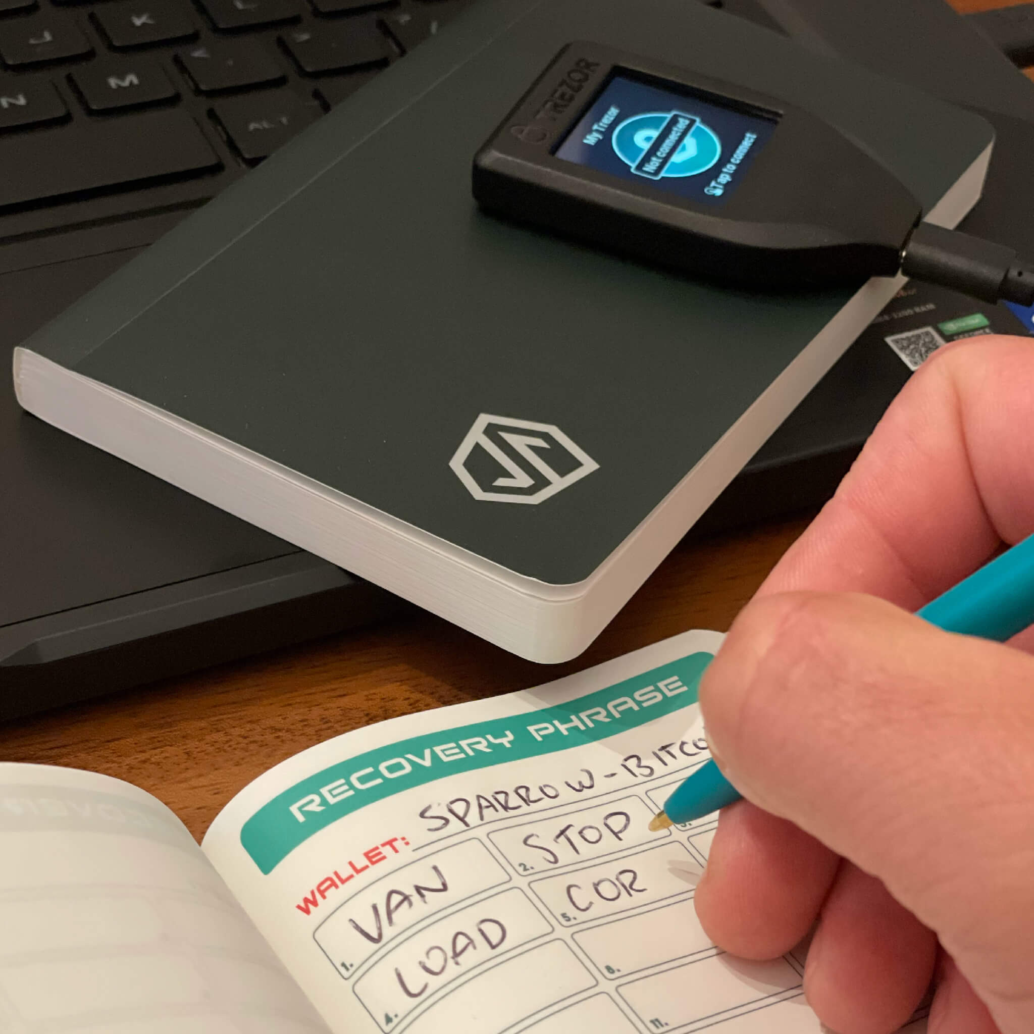 Scratched & Dented - Stonebook Crypto Seed Phrase Notebook